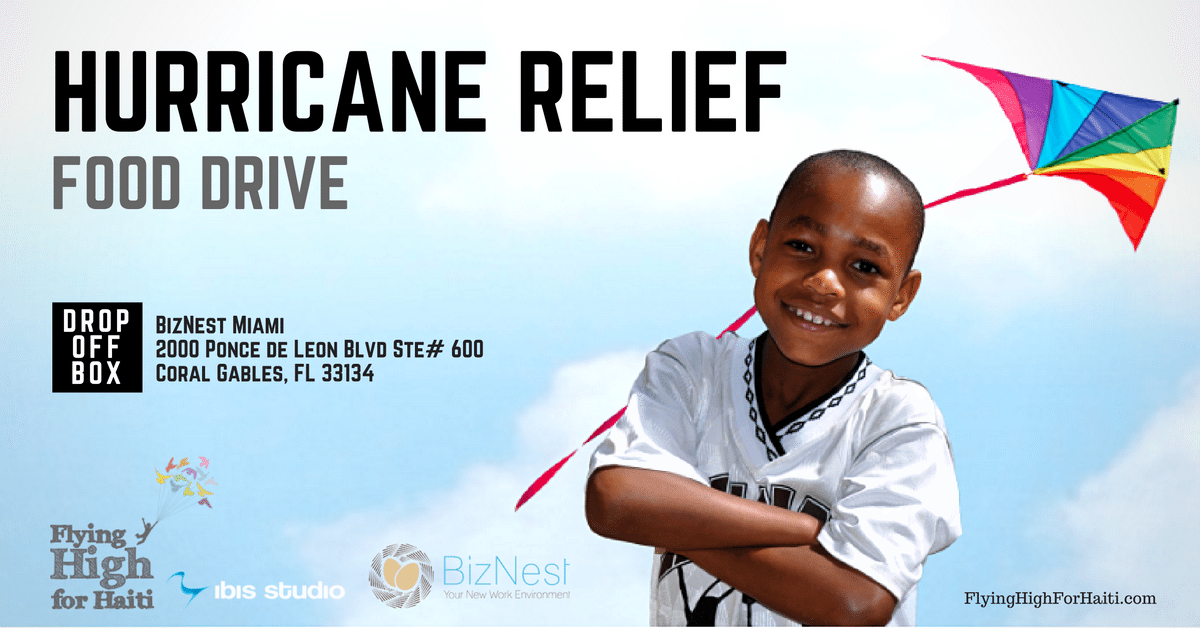 Hurricane Relief Drive for Haiti - Drop off Box is located at: Biznest ...